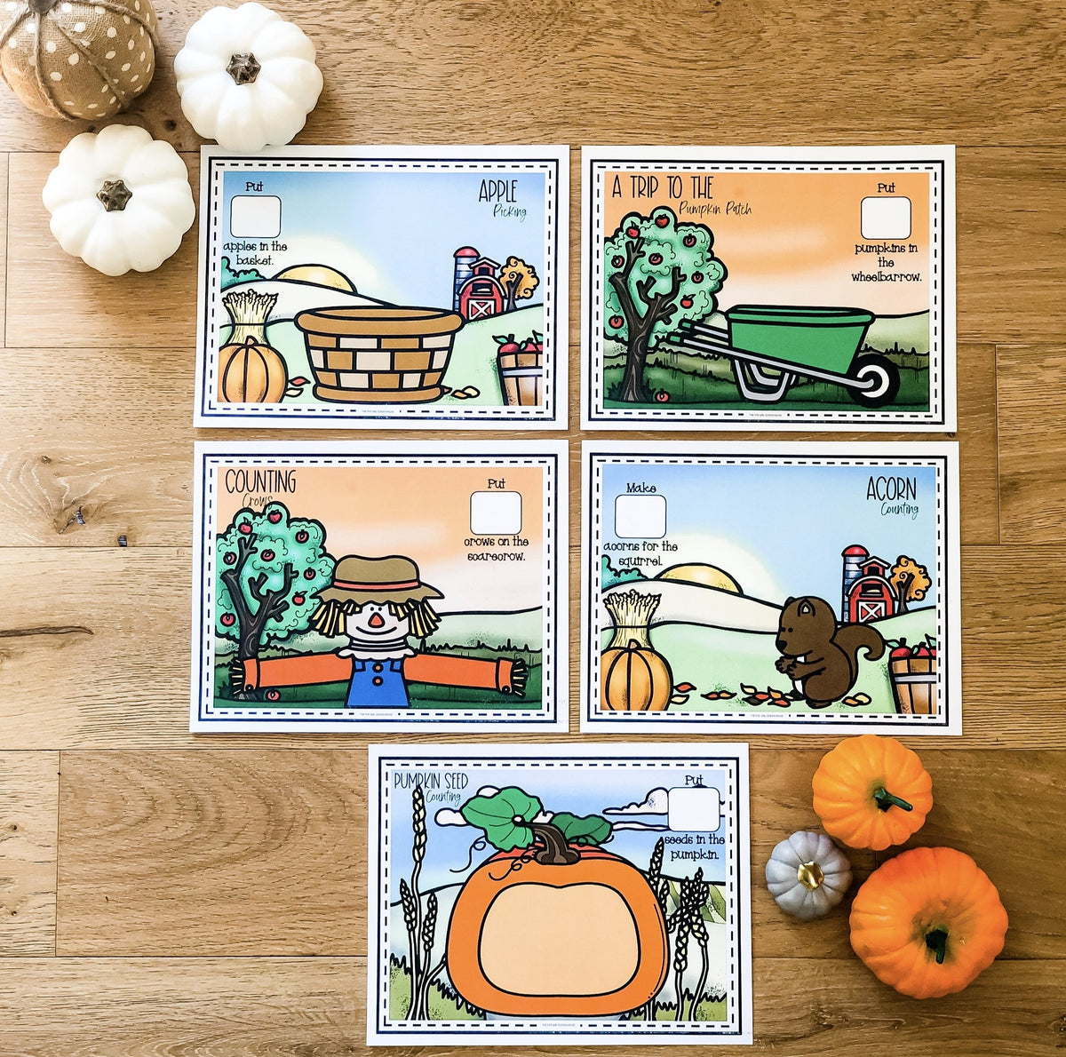 Fall Play-Doh Mats – The Five Girl Schoolhouse