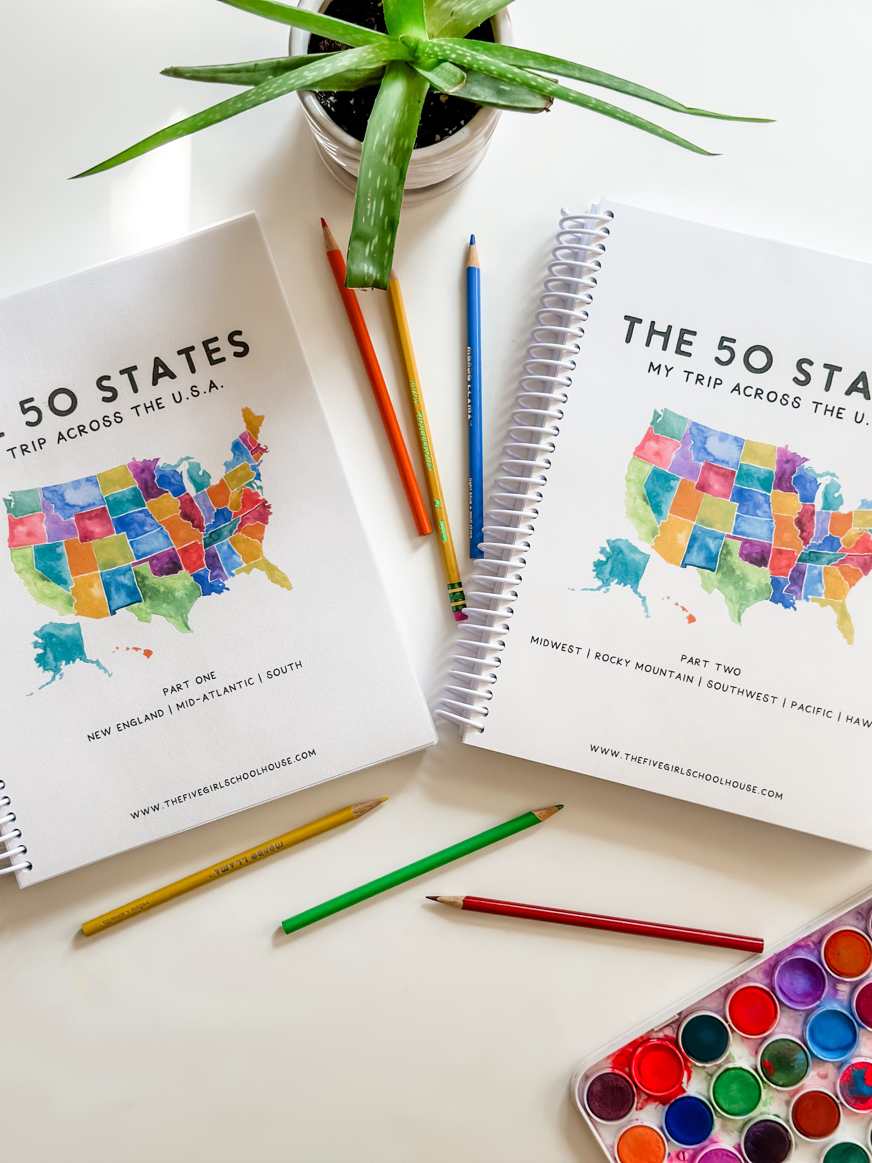 50 States Unit Study - The Five Girl Schoolhouse