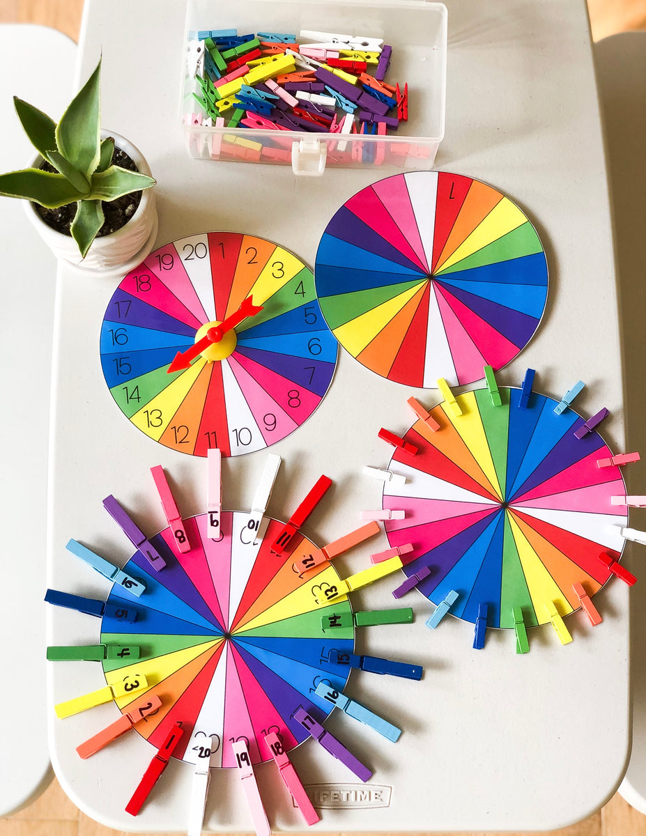 Early Learning Toolbox #14-Number Pie 1-20 – The Five Girl Schoolhouse