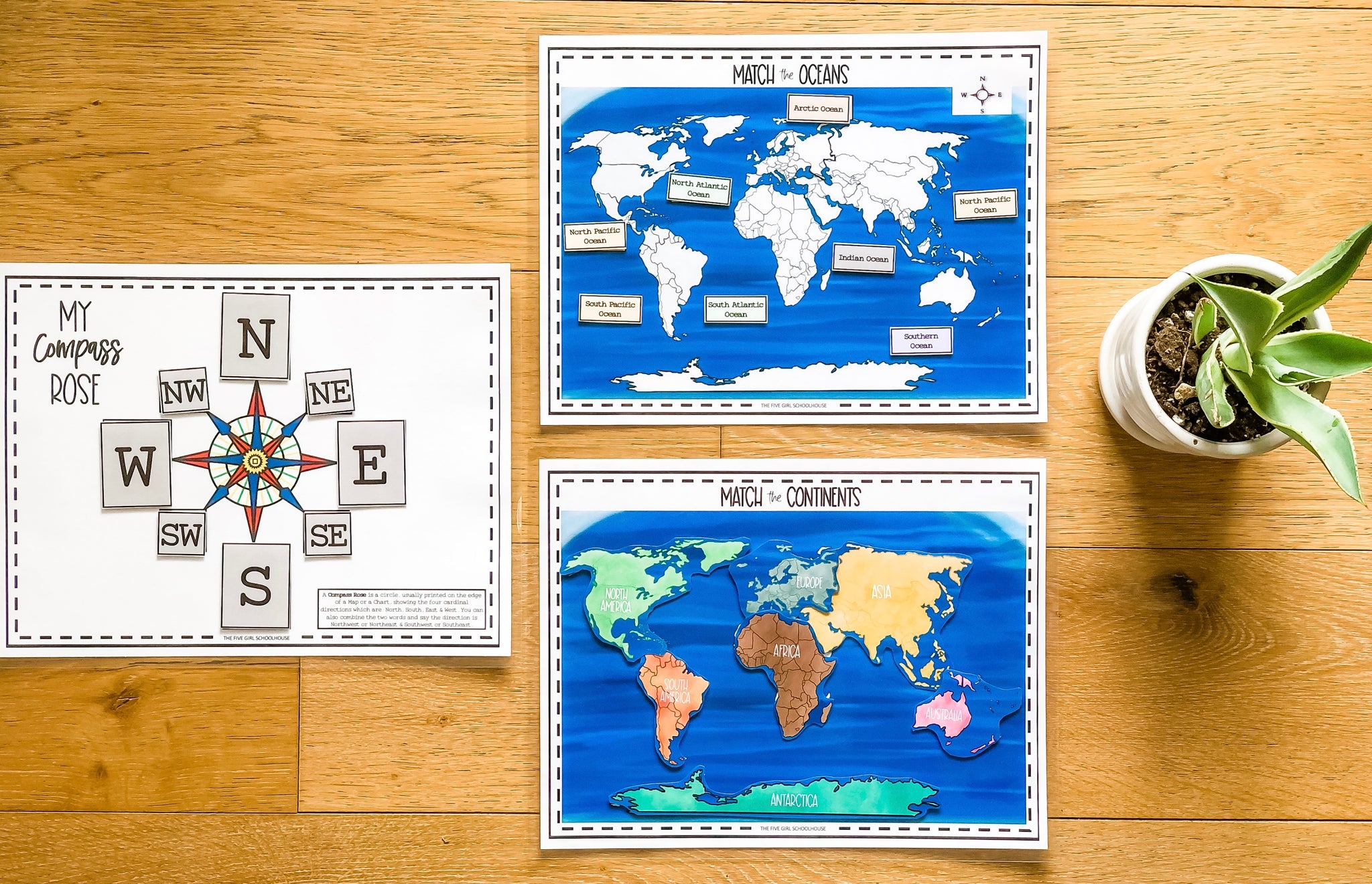 Geography#N#– The Five Girl Schoolhouse