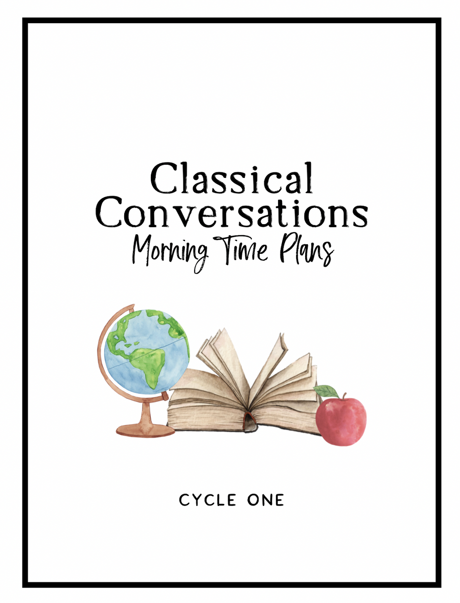 Morning Time Plans Cover Page Freebie – The Five Girl Schoolhouse